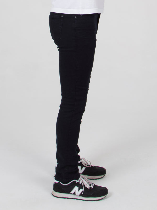 Skinny stretch hyper flex blue black mens denim jean | Mish Mash ...